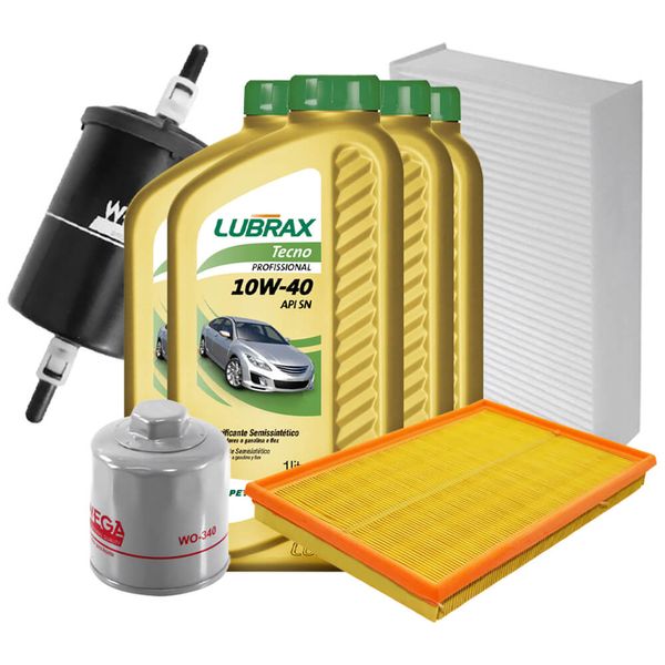 4 óleo Mineral 20W50 Lubrax Filtro óleo Mann Filter Ka 10 16